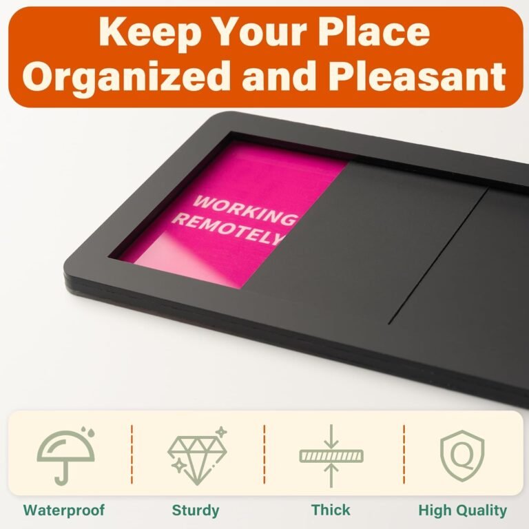 Office Door Signs 5 Options Do Not Disturb, Please Knock, In A Meeting ...