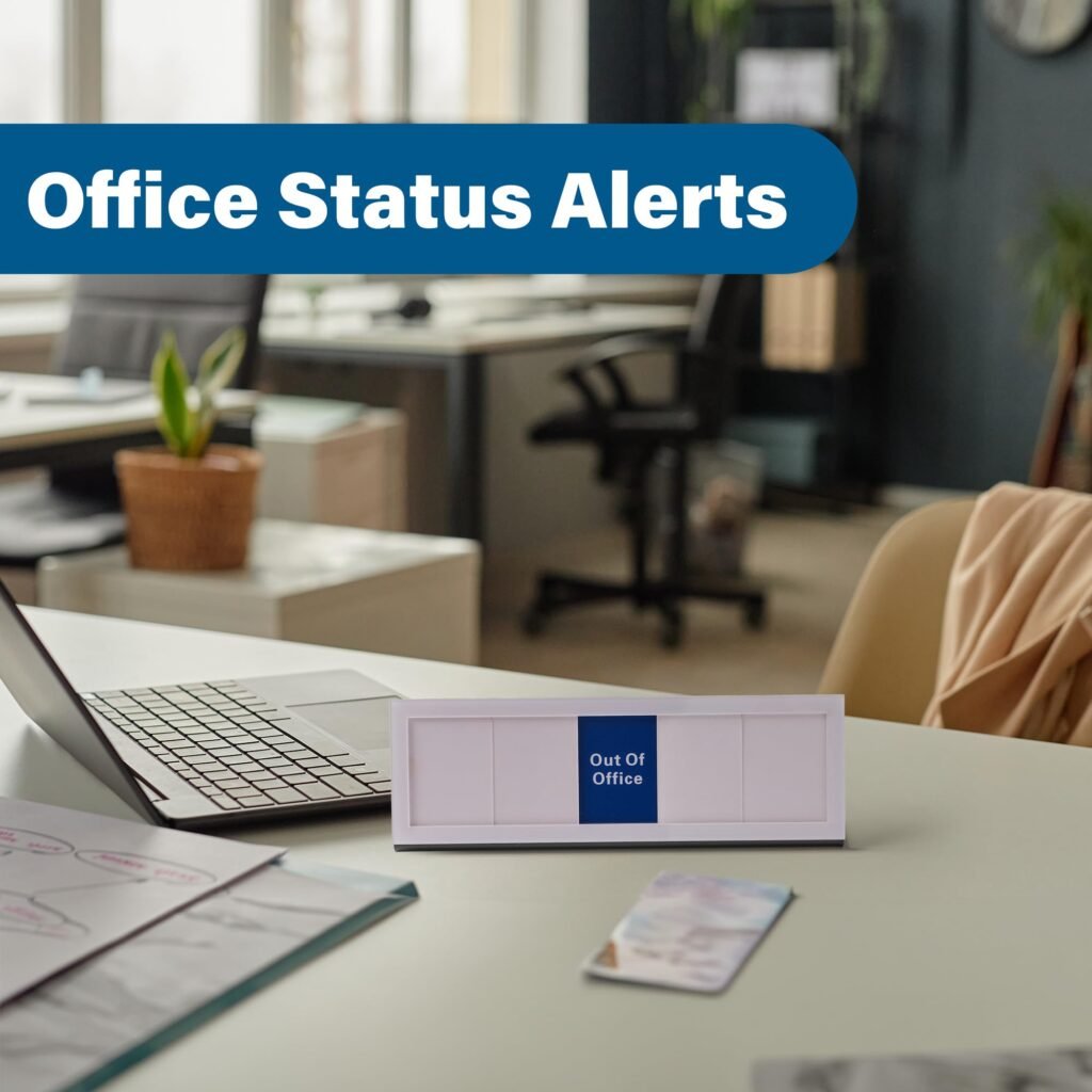 Do Not Disturb Desk Sign with 5 Options – Privacy Sign, Please Knock ...